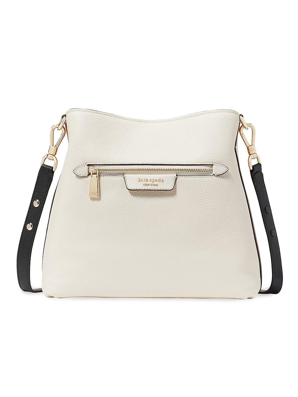 Kate Spade Hudson Colorblocked Pebbled Leather Shoulder Bag - Eureka ...