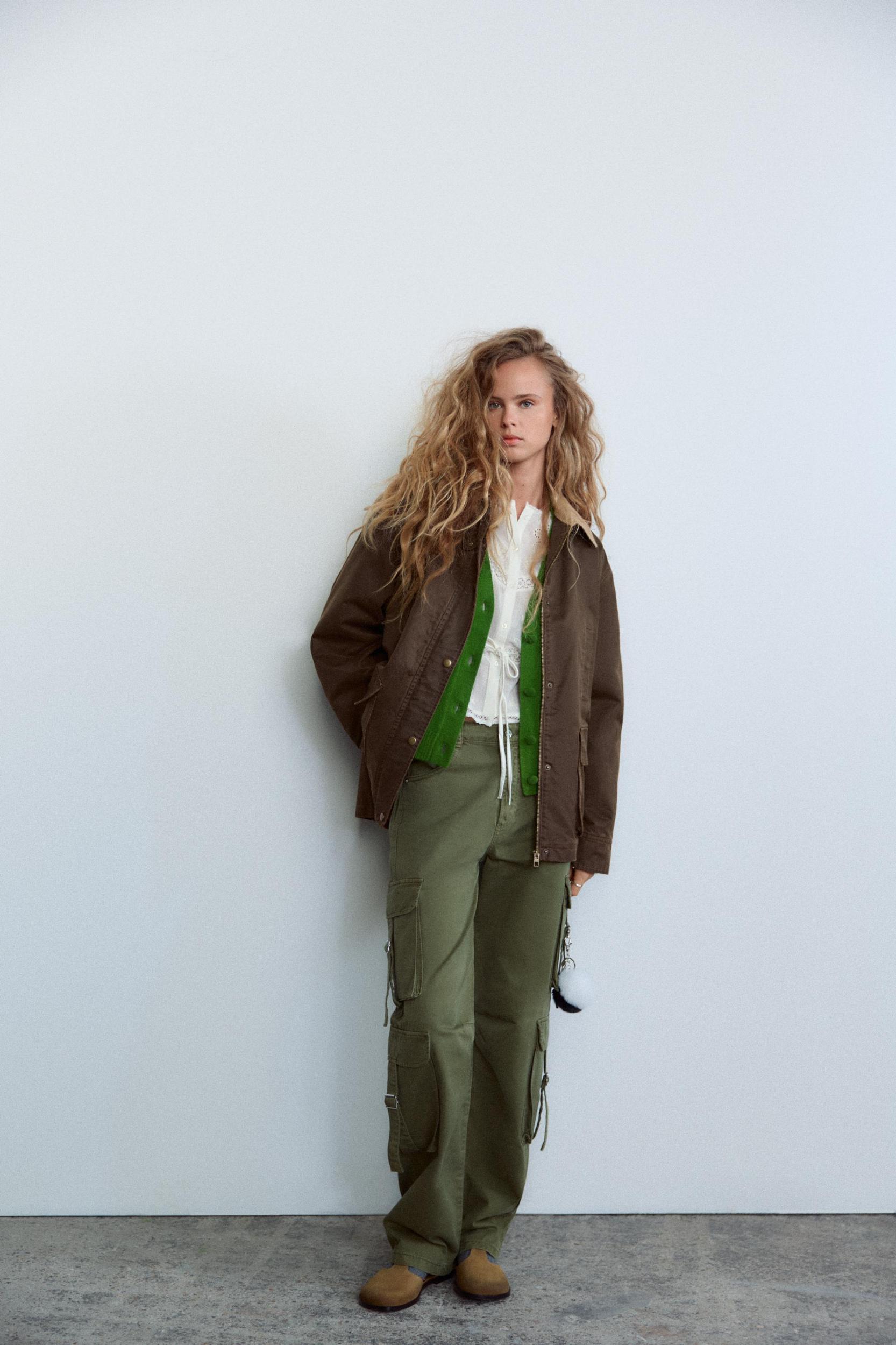 CONTRAST COLLAR JACKET - Eureka Shopping