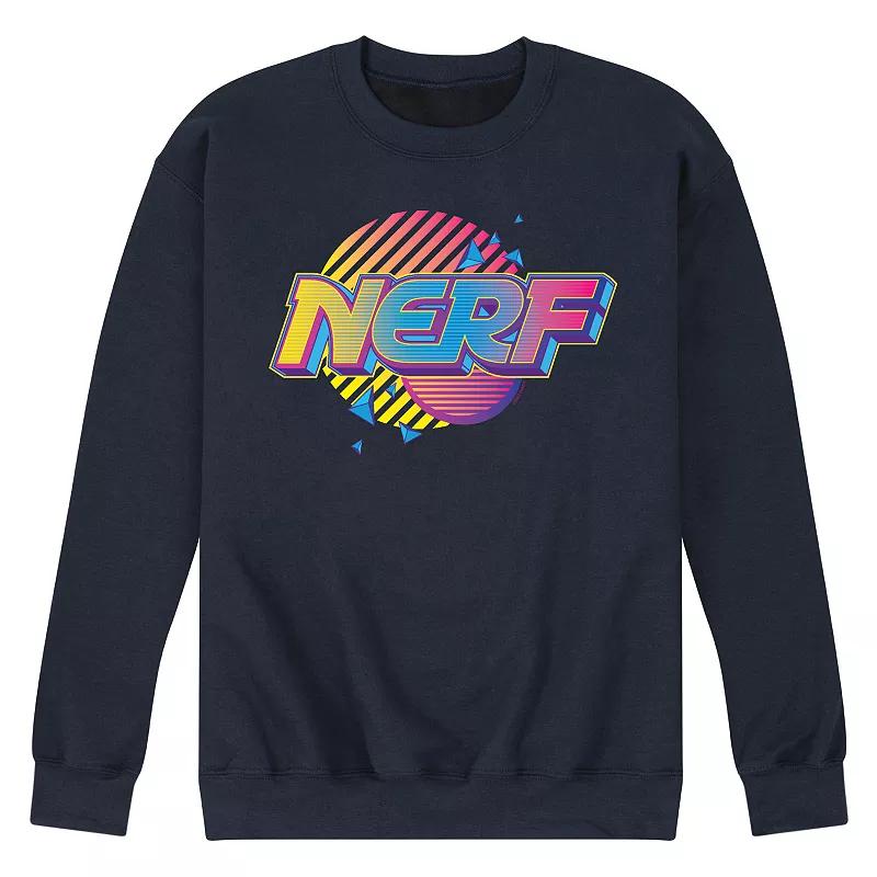 Men's Nerf 90s Fleece Sweatshirt, Size: XL, Black - Eureka Shopping