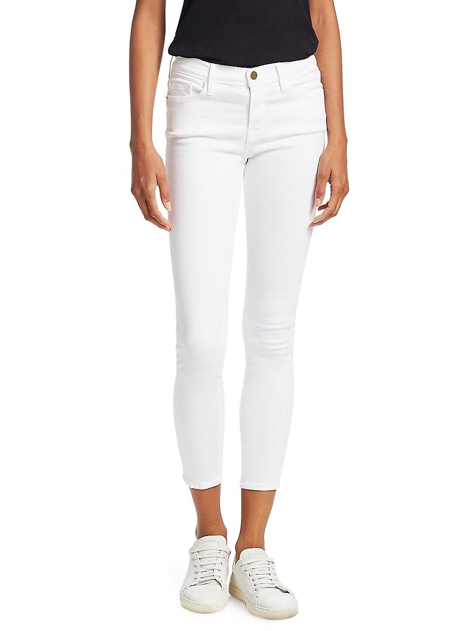 Womens Le Color Mid-Rise Stretch Skinny Ankle Jeans - Eureka Shopping