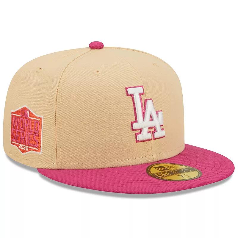 Mens New Era /Pink Los Angeles Dodgers 2020 World Series Mango Passion ...