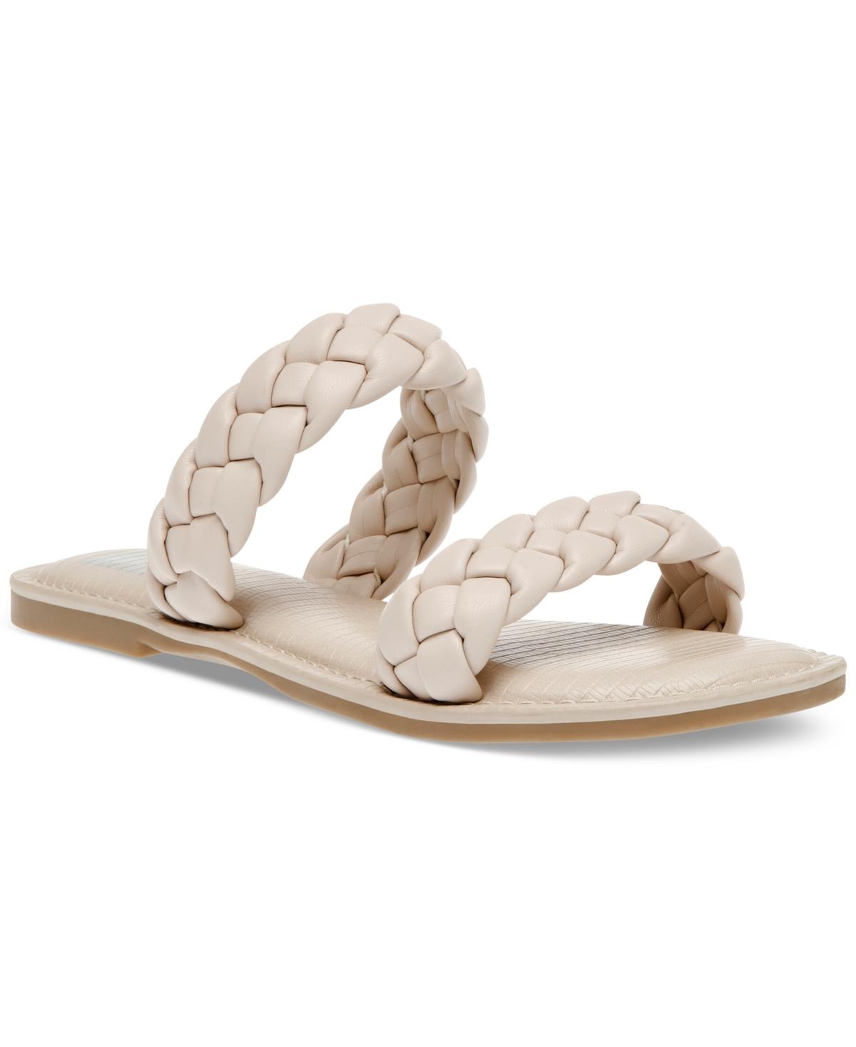 Dv Dolce Vita Womens Jocee Double Band Braided Slide Flat Sandals - Eureka Shopping