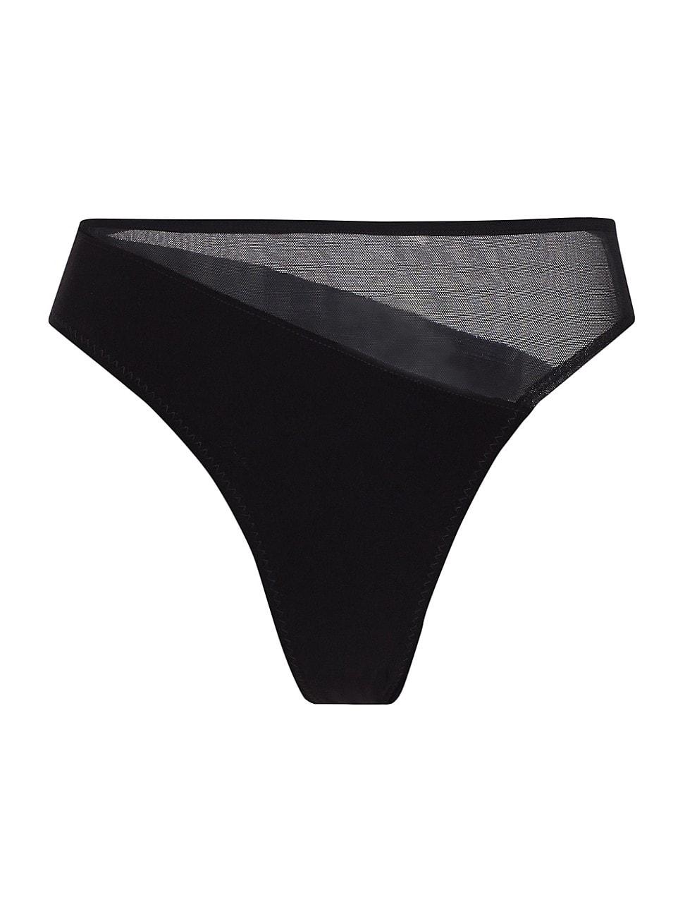 Womens Snaked Mesh Bikini Bottom - Eureka Shopping